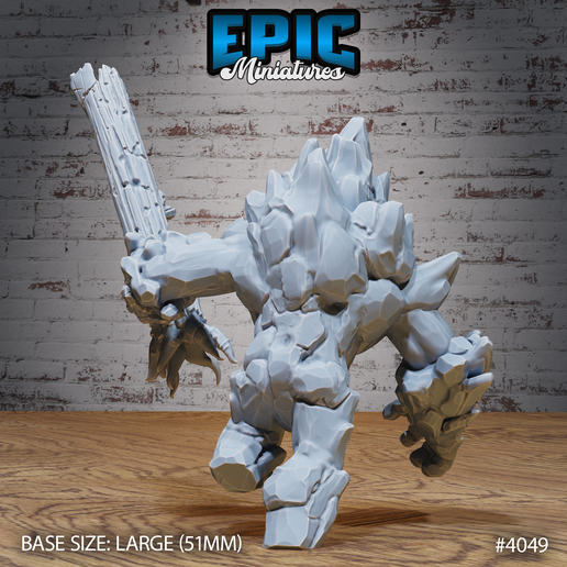 🌍 Elemental Earth Attack ‧ DnD Miniature ‧ Tabletop Miniatures ‧ Gaming ...