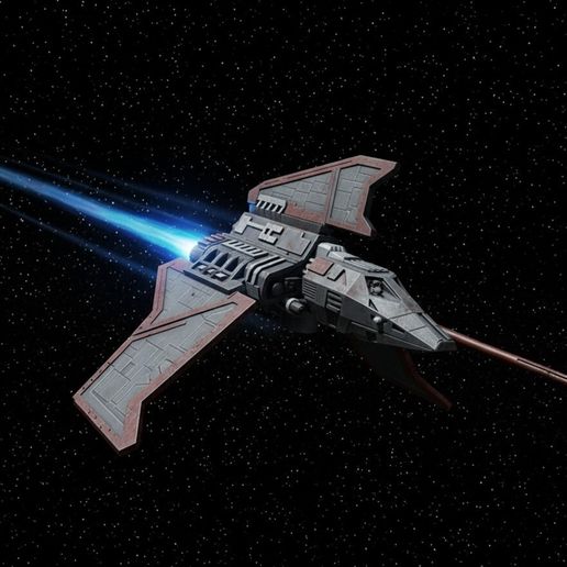 🚀 Omicron-class attack shuttle (x-wing scale)・ STL File for 3D printing ...