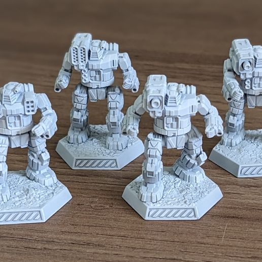 🎲 BattleTech Hunchback Collection・Free 3D File for 3D printing・Cults