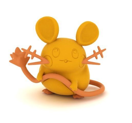 🐁 Cute Chubby Mouse Figurine – 3D Printable Cartoon Toy Model・ STL File ...