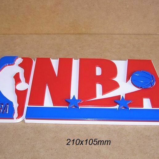 🏀 NBA, basketball, poster, sign, signboard, logo, print3d, league ...