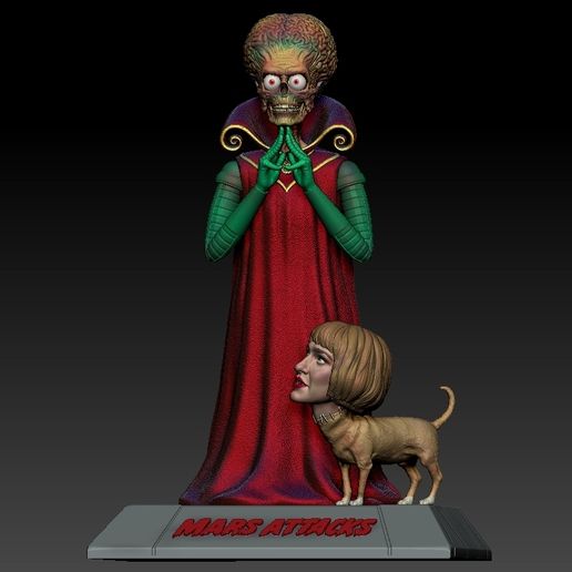 🎃 Mars Attacks・ OBJ File for ・Cults