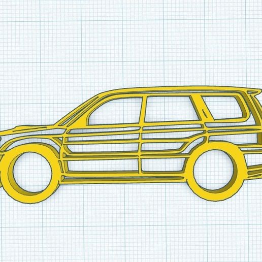STL file SUBARU FORRESTER S DETAILED KEYRING 🗝️ ・Template to download ...