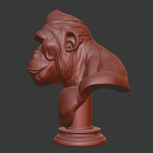👤 Bored Ape Head Bust 3D Model - STL Printable NFT Sculpture・ STL File ...