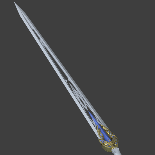 🌊 Wuthering Waves Cartethyia Sword for 3Dprint・ 3D File for 3D printing ...