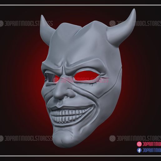 📞 The Black Phone Movie - The Grabber Mask - Halloween Cosplay Mask・ 3D ...