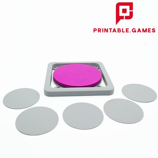 👪 COVER THE SPOT CARNIVAL GAME・ 3D File for 3D printing・Cults