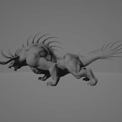 👹 MONSTER HUNTER BEHEMOTH・ STL File for 3D printing・Cults