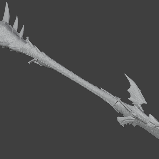 👹 Blossomajesty - Rathalos's Insect Glaive - Monster Hunter World・ STL ...