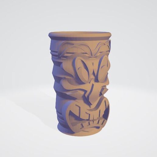 🍹 Tiki Model 7・ STL File for ・Cults