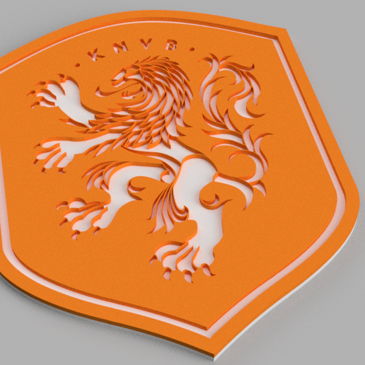 ⚽ Dutch National Soccer Team Netherlands Coat of Arms Soccer Club Logo ...