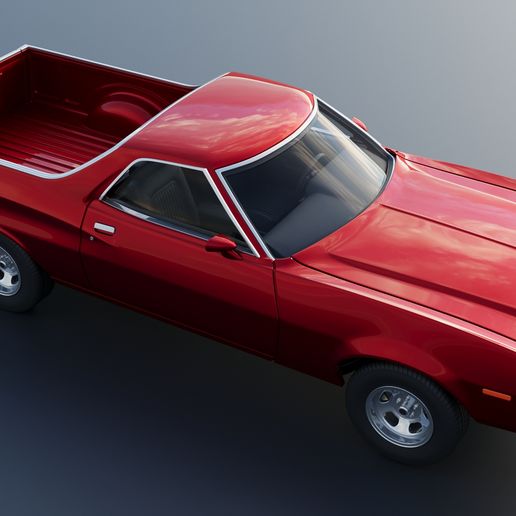 🚗 Ranchero 1974・ 3D File for 3D printing・Cults
