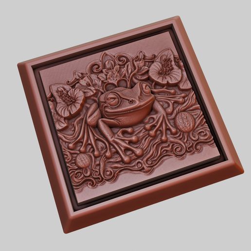 3D file Frog Animal 3D Model for CNC Router Laser & 3D Printer 🐸 ・3D ...