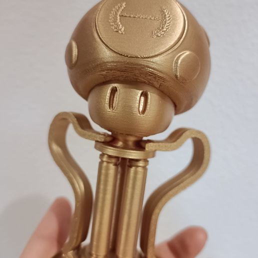 🆓 Free Mario Kart trophy - presupported・3D Print with the Bambu Lab A1 ...