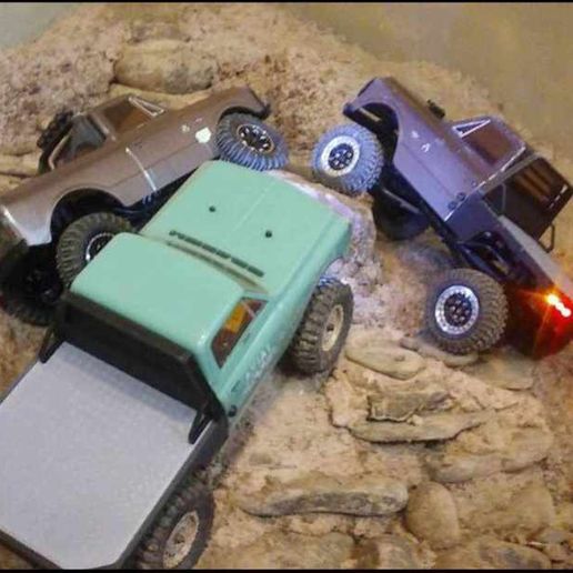 🚁 axial scx24 c10 flatbed style-1・ STL File for 3D printing・Cults