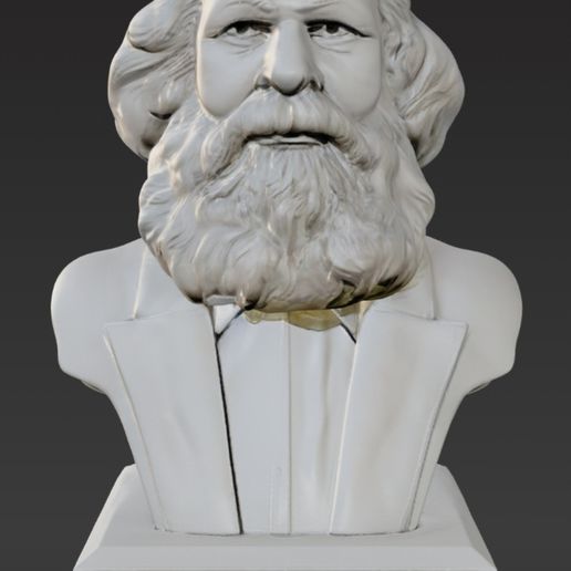 🗿 Karl Marx・Free STL File for 3D printing・Cults