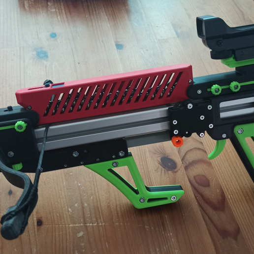 🔫 Predator x-bow (Repeating crossbow) prototype・Free STL File for ・Cults