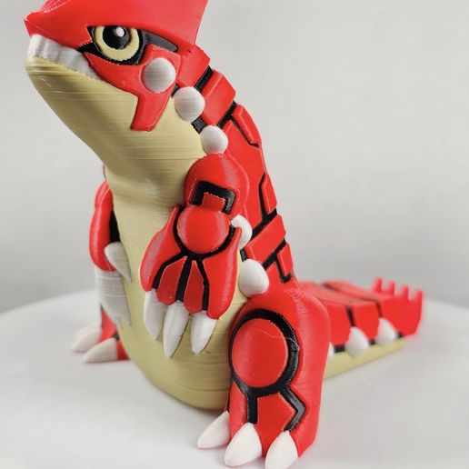 🐉 POKEMON - GROUDON (EASY PRINT NO SUPPORT)・3D Print with the Bambu ...