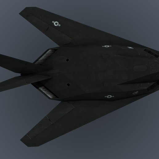 🚁 F-117・ STL File for 3D printing・Cults