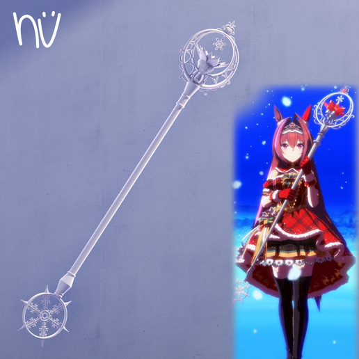 🎄 Daiwa Scarlet's Christmas Staff・ STL File for 3D printing・Cults