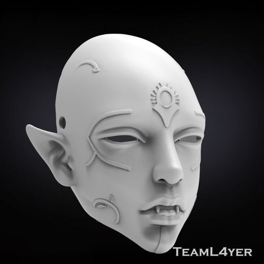🧝 ELF Mask Cosplay・ OBJ File for 3D printing・Cults