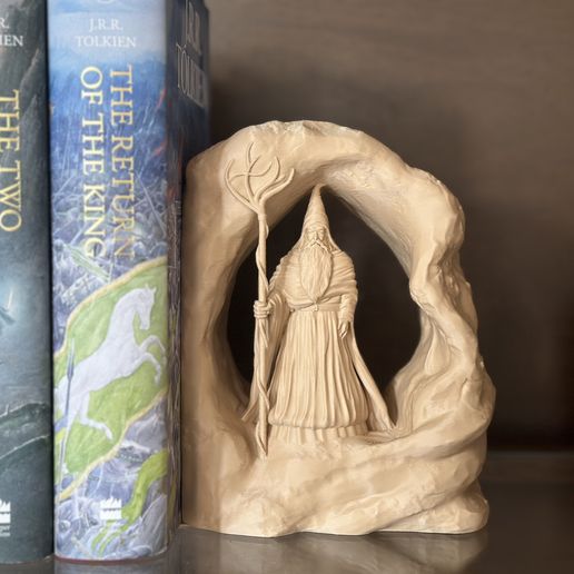 📚 The Wizard's Lair: Bookend and Book Nook・ STL File for 3D printing・Cults