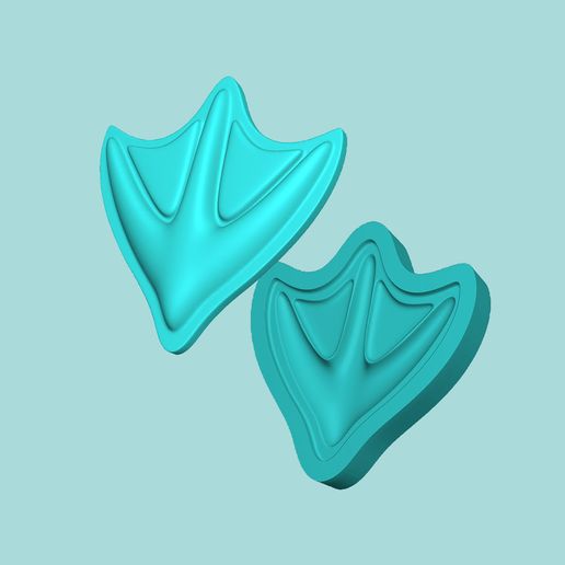 🦆 Duck Footstep - Silicone Mold -Template・ STL File for 3D printing・Cults