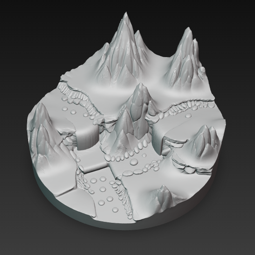 ⛰️ Epic Mountain Pass Waterfall Terrain | Centerpiece Wilderness ...