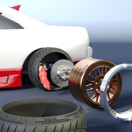 🇯🇵 NISSAN SKYLINE GTR R33 TBK body kit・ 3D File for 3D printing・Cults