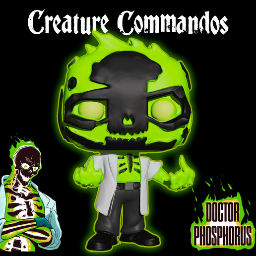 STL file Dr. Phosphorus Funko - Creature Commandos 👹 ・3D print object ...