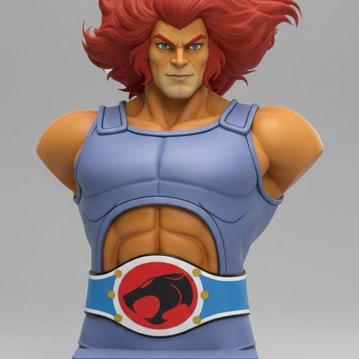 👤 Bust Leono Thundercats・Fichier STL pour Impression 3D・Cults