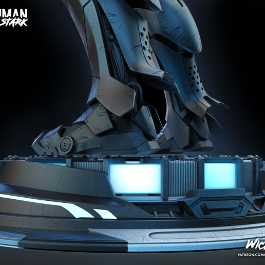 👨 Wicked Marvel Iron Man 2023 Sculpture: Tested and ready for 3d ...