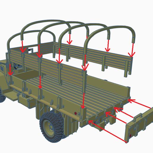 🚚 FWD Har-1 cargo truck・ STL File for 3D printing・Cults