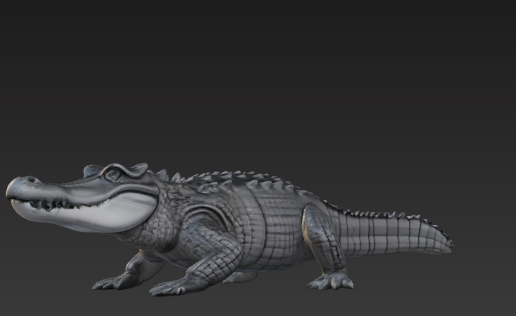 STL file American Alligator STL – Realistic 3D Printable Reptile Model ...