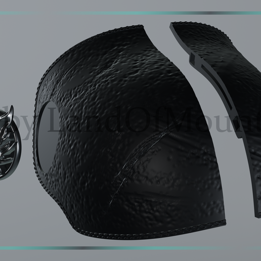 🚸 Final Fantasy VII | Advent Children Cloud Pauldron・ STL File for 3D ...