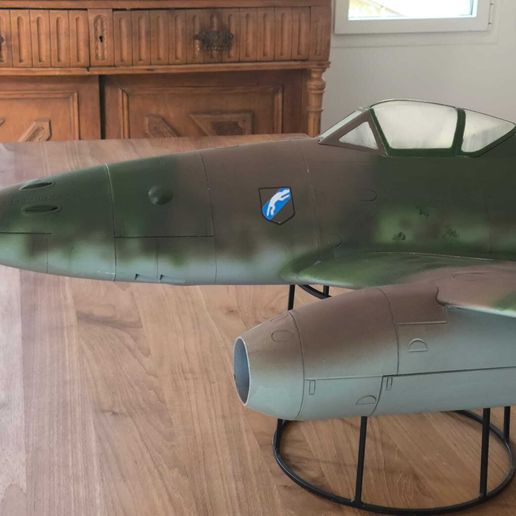 🛩️ 1/10 MESSERSCHMITT ME 262 RC MODEL PLANE (1300MM WING SPAN)・ STL ...