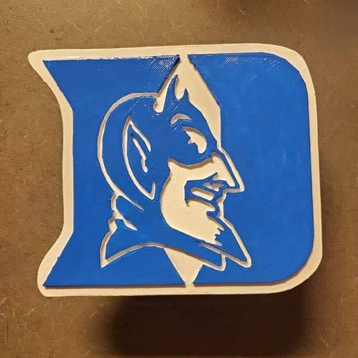 STL file Duke Logo 🏠 ・Template to download and 3D print・Cults