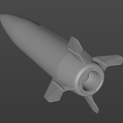 🗺️ American MGM-168A surface-to-surface missile 3D model material・ STL ...