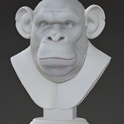 🗿 Bored Ape Sculpture Bust - 3D STL Printable・Бесплатный STL для 3D ...
