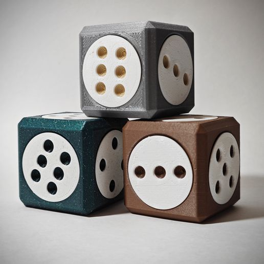 🎲 MOVING DICE・Free STL File for ・Cults