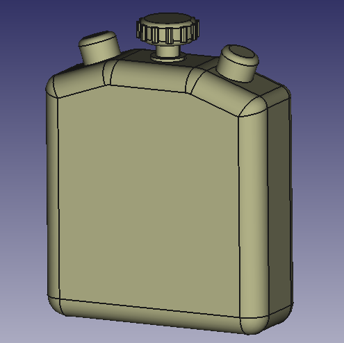 STL file FUEL GAS CANISTER DIORAMA PROTOTYPE CONCEPT ⛽ ・3D printable ...