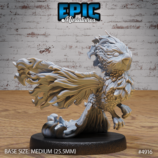 🦅 Phoenix Hatchling Set ‧ DnD Miniature ‧ Tabletop Miniatures ‧ Gaming ...