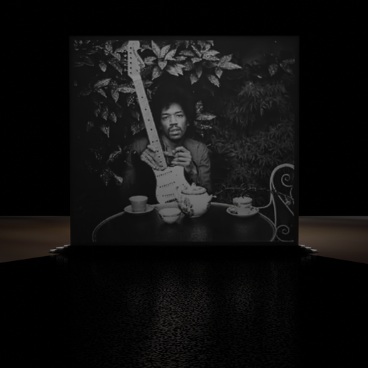 Free STL file Jimi Hendrix Litho -166mm 🪨 ・3D printer model to download ...