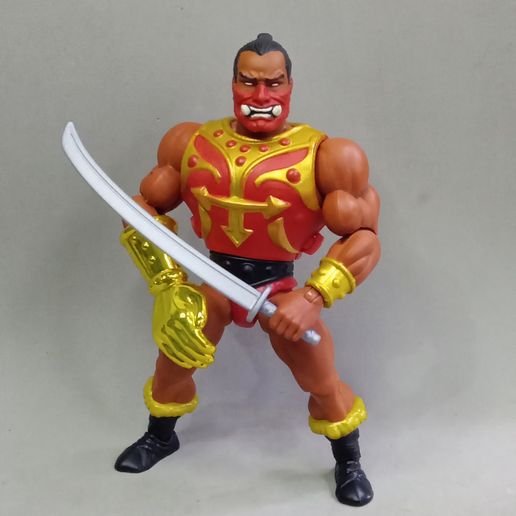 STL file Masqued custom head for Motu Origins or Masterverse 👾 ...
