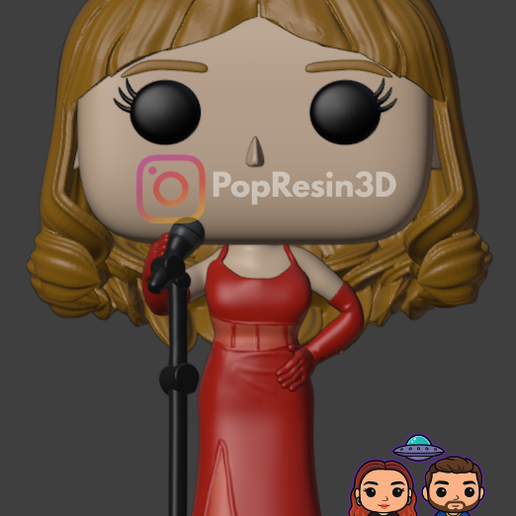 🧑‍🎤 Funko Singer Dress・ 3D File for 3D printing・Cults