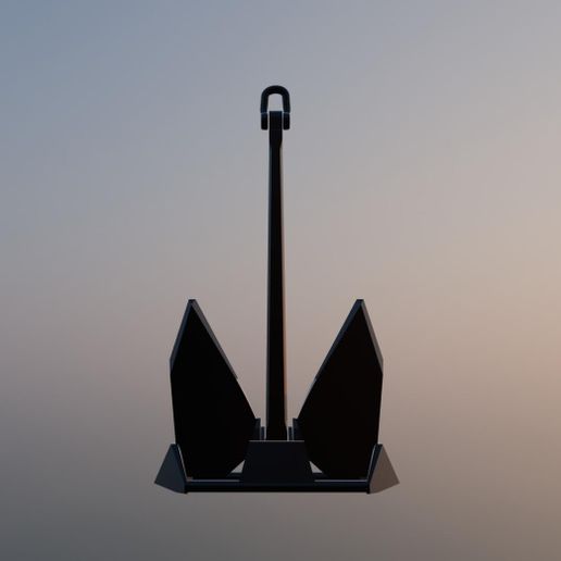 ⚓ Patent anchor - variant B・ 3D File for 3D printing・Cults