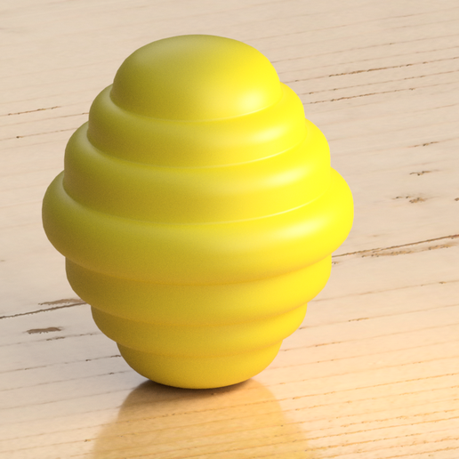 ️ Beehive symmetric form for sensory play・ STL File for 3D printing・Cults