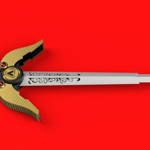 👾 Power Rangers Lost Galaxy Quasar Saber・ 3D File for 3D printing・Cults