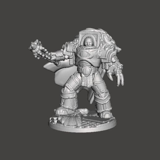 🦹 6MM SCALE HERETIC WARLORD MINIATURE MODEL FOR SCIFI OR FANTASY GAMES ...
