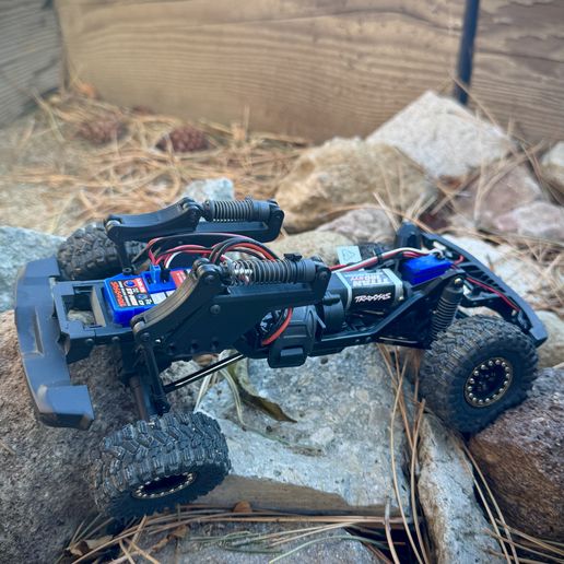 🚁 TRX4M Rear Cantilever Suspension (Stock frame/Shocks)・Free STL File ...